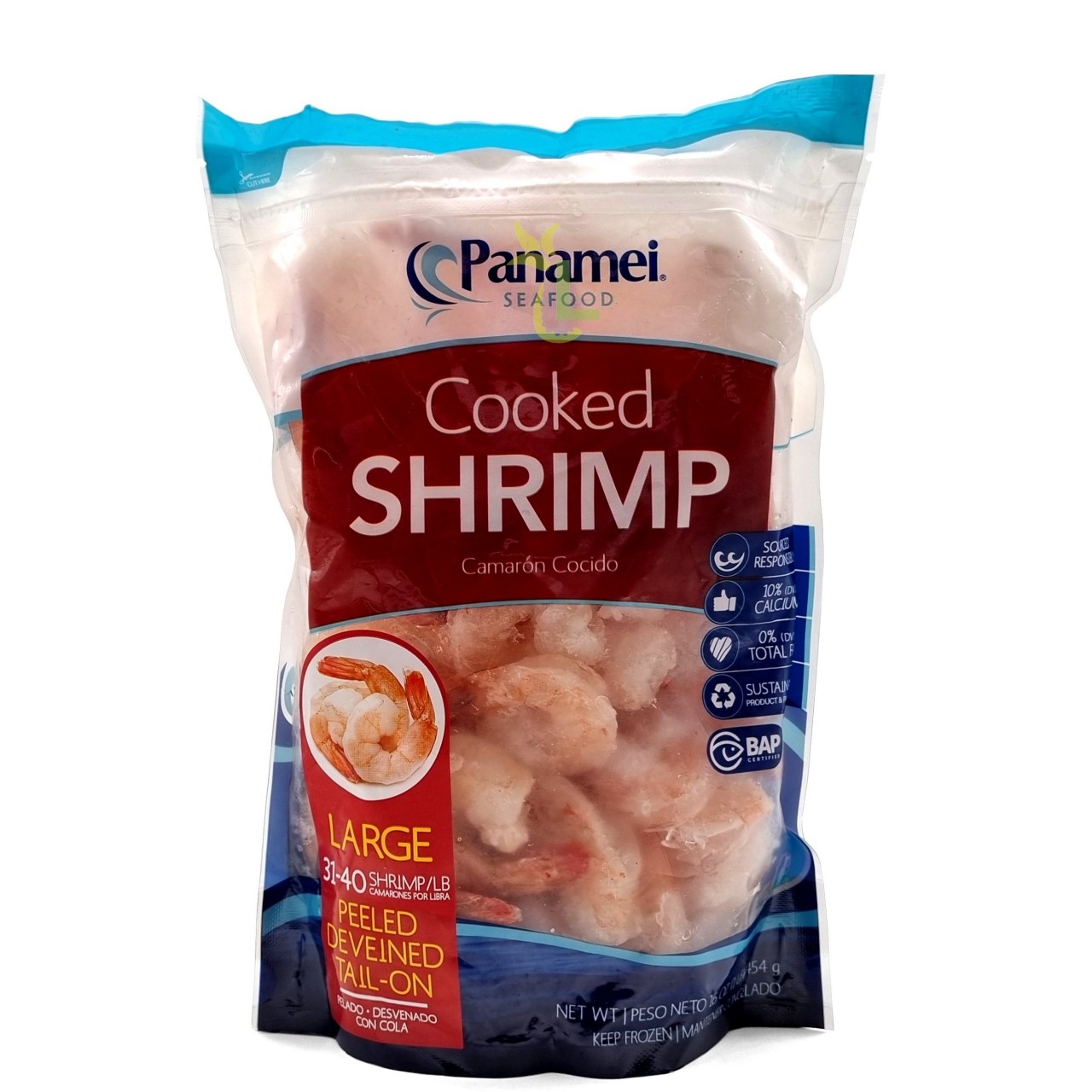 PANAMEI SHRIMP 31-40 COOKED P&D 1LB