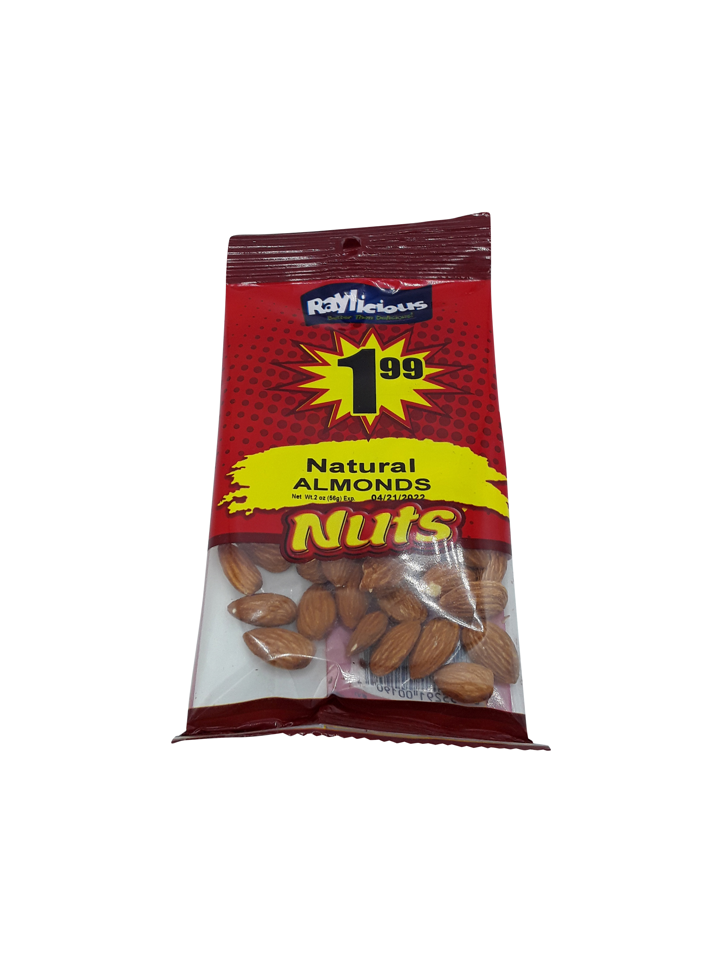RAYLICIOUS NATURAL ALMOND NUTS